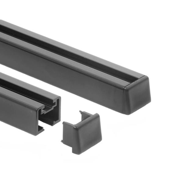 商品名: Surco AS48 サファリクロスバー - 48インチ Surco AS48 Safari Crossbars with End Caps; 48" Long; Black Powdercoat Finish; Set of T...