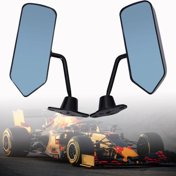 商品名:  SEBLAFF 2PCS Universal Racing Left Right Side Rearview Wing Mirrors Glass Black F1 Styleブランド: SEBLAFF高さ: 22.86cm横幅...