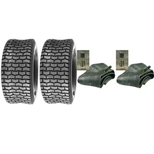 商品名: 20x10.00-8 芝刈り機用芝刈り機タイヤ2本、チューブ付き 20x10-8 Nhs、便利なチューブ付き - 最適な牽引力のためのNhsデザインで、草刈り体験を向上させます Two 20x10.00-8 Lawn Tracto...