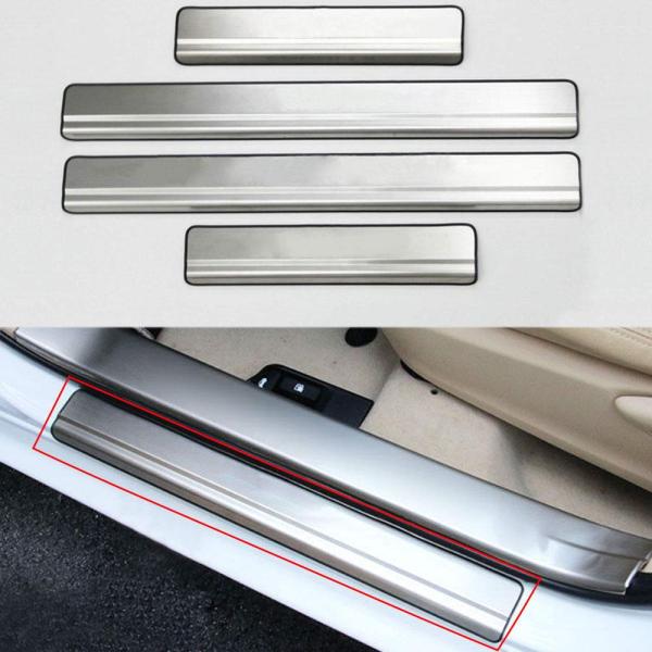 商品名:  SZFKACCESS Stainless Steel Door Sill Scuff Plate Cover Trim for Toyota Corolla Altis 2014 2015 2016 2017ブランド: SZFK...