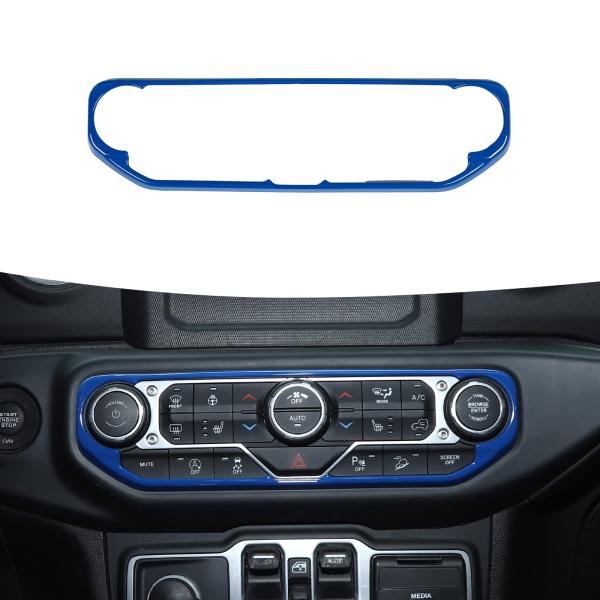 商品名: RT-TCZ エアコン ダッシュボード センターコンソールコントロール トリム パネル カバー インテリア アクセサリー デコレーション トリム キット 2018-2022 ジープ ラングラー JL JLU &amp; ジープ グ...