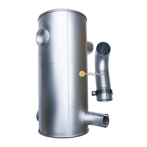 商品名: FridayParts マフラー サイレンサー 266-6252 266-6250 キャタピラーショベル CAT E320C 320C 320CL 320CLN エンジン 3066に対応 FridayParts Muffler S...