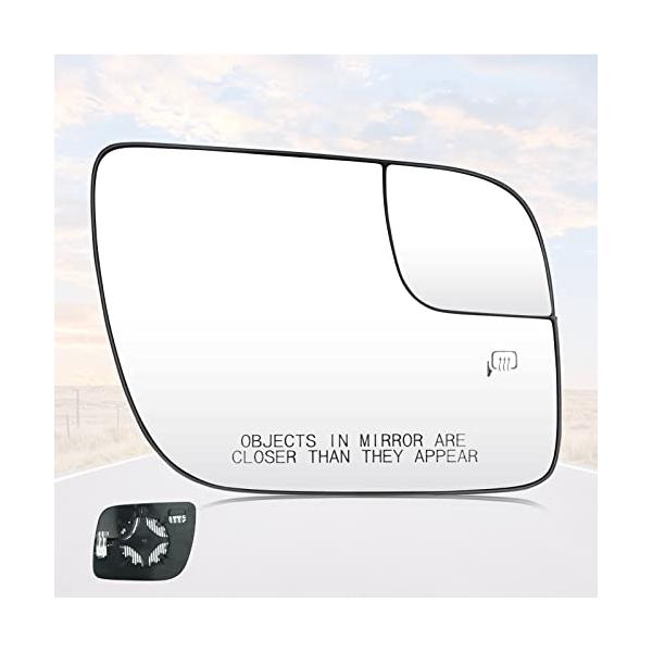 商品名: Youxmoto 2011-2017 フォード エクスプローラー 助手席用 右 暖房 サイドビュー ミラー ガラス リアホルダー付き BB5Z17K707A 交換用 Youxmoto Side Mirror Glass 2011-...