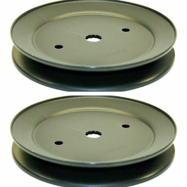 商品名:  MaxLLTo 2 Packs Replacement 153531 173434 532173434 Splined Steel Pulley Fits for AYP 36" &amp; 46" Cut Mower Doub...