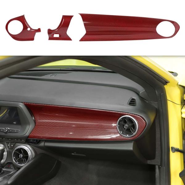 商品名:  CheroCar for Chevrolet Camaro Center Console Cover Panel Interior Trim Decoration Accessories for 2016-2022 Chevro...