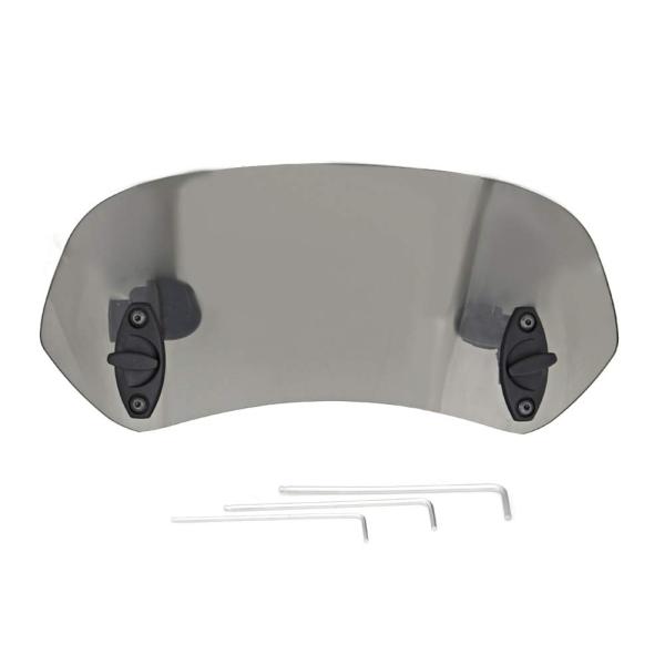 商品名:  GOTOTOP Motorcycle Windshield, Adjustable Clip On Windscreen Wind Deflector Extension Motorbike Wind Deflector Acc...