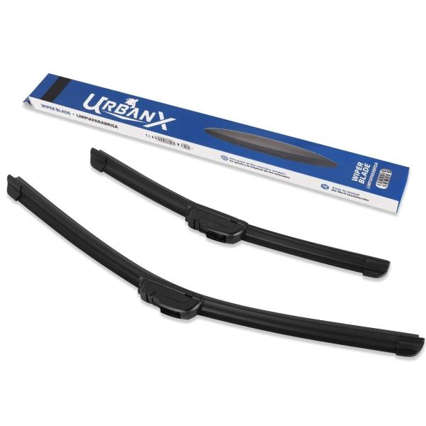 商品名:  UrbanX Titanium〓 pack of 2 High Performance Automotive Replacement Windshield Wiper Blades, 24" + 17" Pair Pack, E...