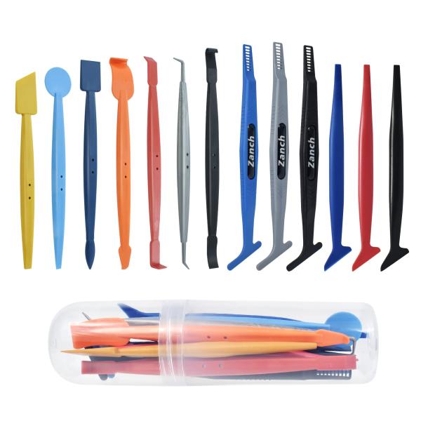 商品名: Zanch ビニールラップ マイクロスティック スクイージー コーナースクイージー 13個 Zanch Vinyl Wrap Tool Kit,Complete Tools for Automotive Vinyl Wrap Fi...