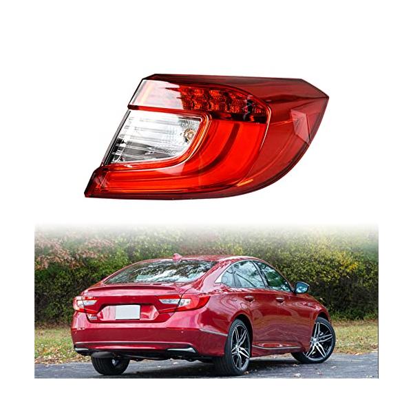 商品名:  labwork Passenger Side Outer Tail Light Replacement for Honda Accord Sedan 2018-2021 Rear Brake Tail Lamp Assembly...