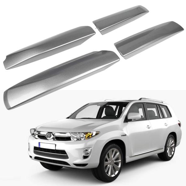 商品名:  4PCS Silver Roof Rack Covers Replacement for Highlander 3.3L 4Doors 2008-2010 for Highlander 3.5L 4Doors 2008-2013...