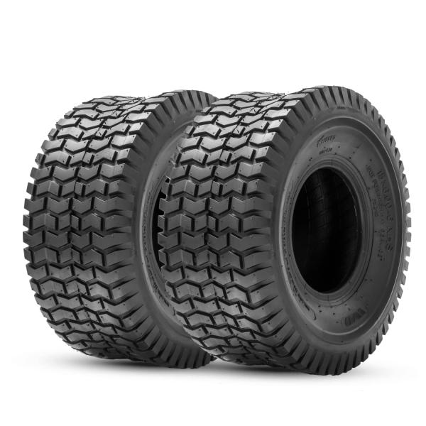 商品名:  HALBERD 2PCS 15x6.00-6 Lawn &amp; Garden Mower Tires Turf Friendly, 15x6-6 Great Traction for Garden Tractors, Wal...