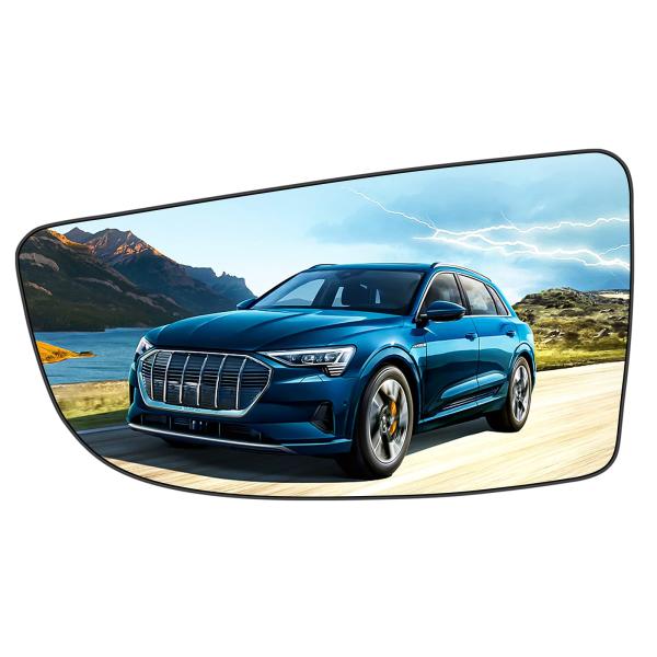 商品名: 左運転席側ミラー 下部ガラス 交換用 2015 2016 2017 フォード トランジット T150 T250 T350 バックサイド加熱ミラー ブラックプレート付き 交換用 ?BK3Z17K707A Left Driver Si...