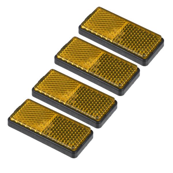 商品名:  X AUTOHAUX 4pcs 56mm M5x0.8 Orange Plastic Universal Screw Mount Reflective Warning Reflector for Motorcycle Bikeブ...