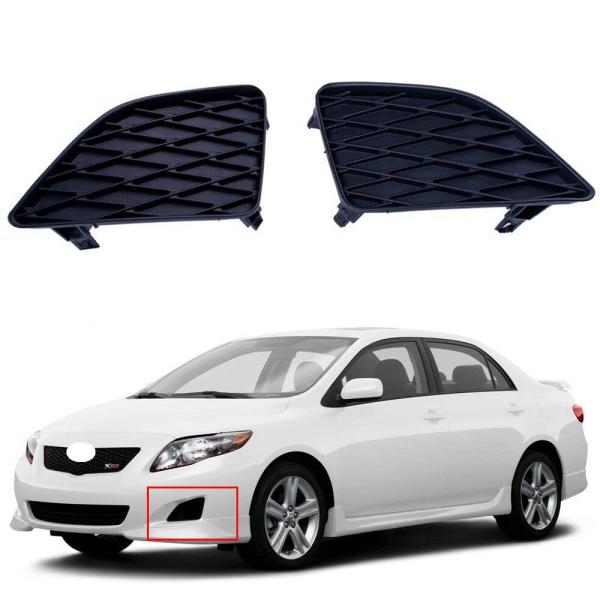 商品名:  SixBuys New Pair of Fog Light Lamp Bumper Covers Insert RH LH Compatible For Toyota Corolla 2009-2010 TO1039115, T...
