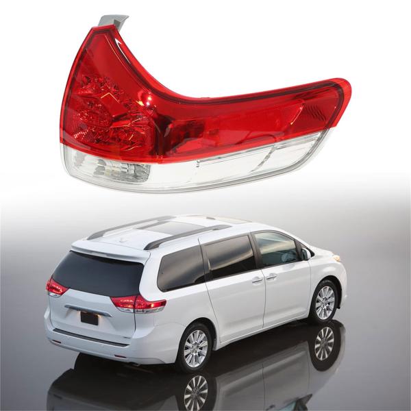商品名:  labwork Right Passenger Side Tail Light Replacement for Toyota Sienna 2011-2014 Assembly Outer Rear Tail Light Bra...
