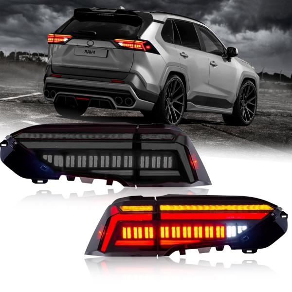 商品名:  ATDK GROUP LED Smoked Lens Taillights Assembly for TOYOTA RAV4 2019-2023 Rear Lamps Assembly With Animation DRL Se...