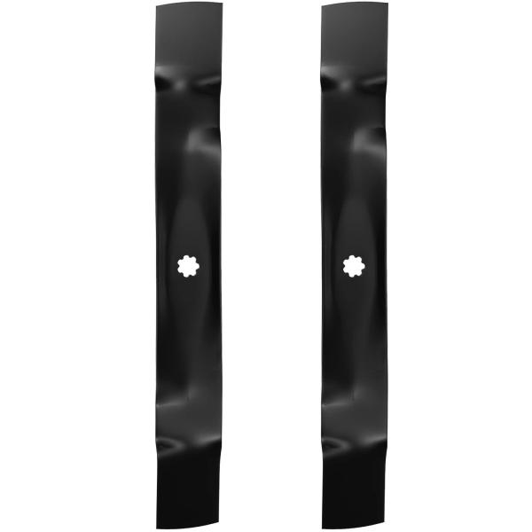 商品名:  Autsurles Lawn Mower Mulching Blades Set for John Deere 42 inch Cut Deck GX22151 GY20850 AM137333 AM137328 AM14103...