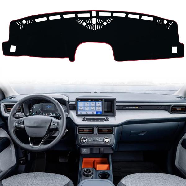 商品名:  KEEGTBOX Dash Mat Cover Custom Interior Center Console Compatible with Ford Maverick Truck XL XLT Lariat 2022 2023...