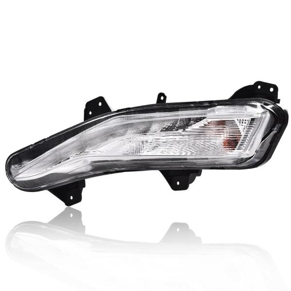 商品名: GRAND ORANGE フォグライト 2019 2020 2021 2022 シボレー マリブバンパーウィンカーライト LED DRLフォグランプ付き 運転席側クリアリーン1組 GRAND ORANGE Fog Light Co...