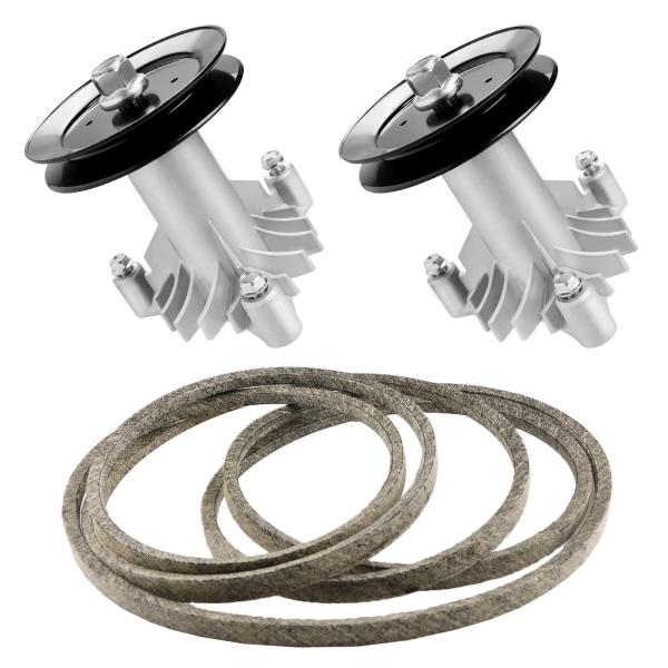 商品名:  42” Lawn Mower Deck Spindles Belt Deck Rebuild Kit for 130794 532130794 582922301, Pulley 129861 532173436, Deck B...