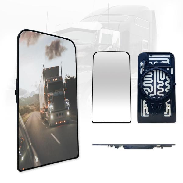 商品名: SPLENDID 交換用ミラーガラス 1990-2012 Kenworth T170 T270 T370 T440 T470 T600 T660 T800 加熱フラットミラー 運転席/助手席側(3701GH)… SPLENDID ...