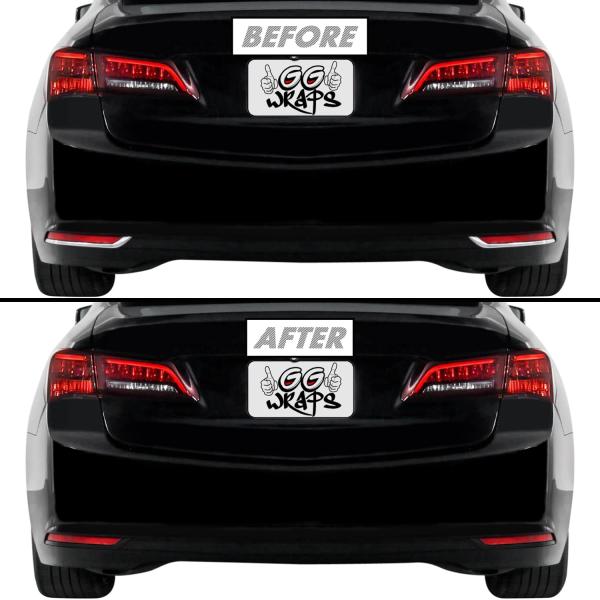 商品名:  SlickMod Chrome Delete Blackout Vinyl Overlay for 2015-2017 Acura TLX Rear Reflector Trim (Satin Black)ブランド: Slick...