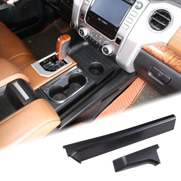 商品名:  Aunginsy Central Control Gear Box Side Panel Cover Trim Compatible with Toyota Tundra 2014-2021 Inner Center Conso...
