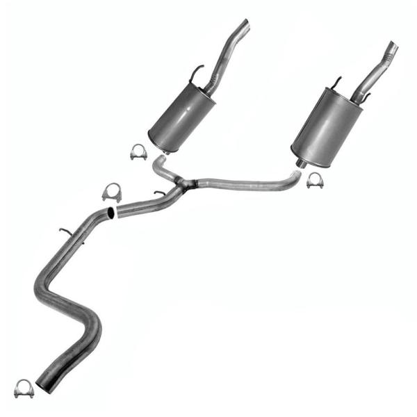 商品名:  Northeastern Exhaust Intermediate pipe Muffler Exhaust System kit Fits with: 2006-2011 Chevy Impala 3.9Lブランド: Nort...