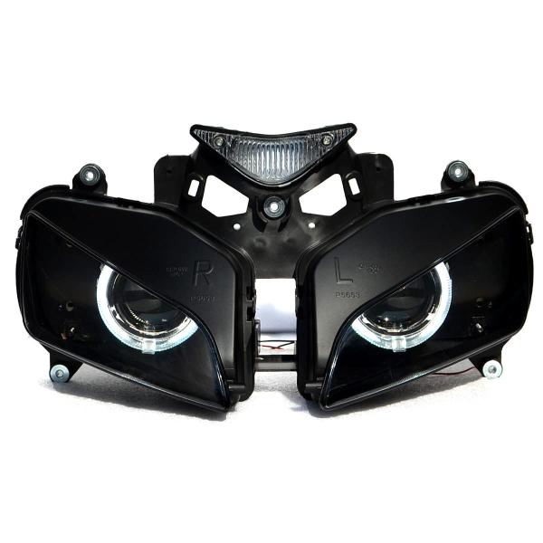 商品名:  LED White Angel Halo Headlight Assembly For Honda CBR1000RR 1000RR 2004 2005 2006 2007ブランド: LMAHAP商品番号: MT-HLA002-...