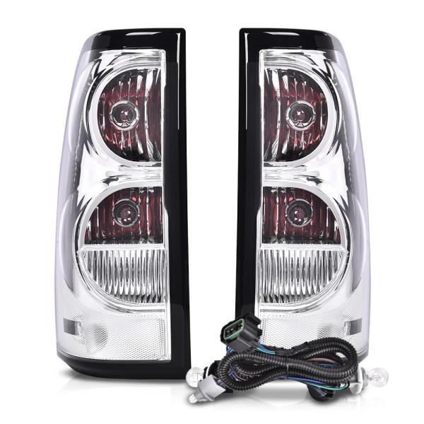 商品名: GRAND ORANGE ホワイトクリアテールライト GM2800174 GM2801174 GM2801174 GRAND ORANGE White Clear Tail Lights Assembly Rear Lights ...