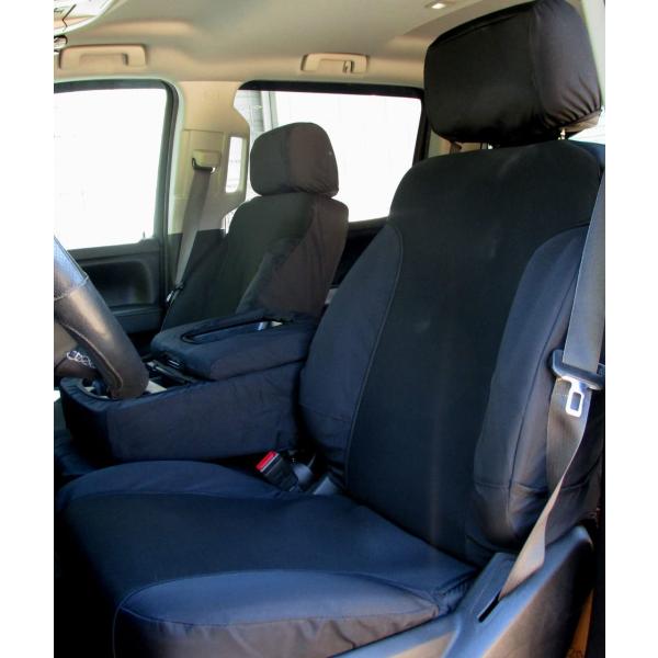 商品名: Durafit シートカバー 2014-2020 シボレー シルバラード GMC シエラ フロント 40/20/40 スプリットベンチシート センターコンソール開口部 20セクションシートボトム付き Durafit Seat Co...