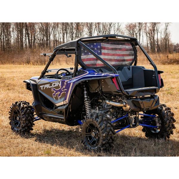 商品名: GrilleAdz UTV Old Glory Flag リアウィンドウダスト/UVスクリーン ホンダ タロン用 GrilleAdz UTV Old Glory Flag Rear Window Dust/UV Screen fi...