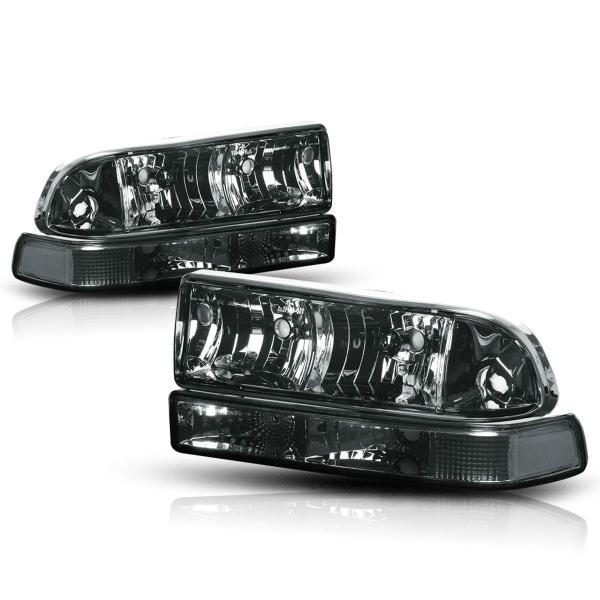 商品名:  PM PERFORMOTOR 4Pcs-Set Smoke Lens Clear Corner Headlights Replacement Compatible with 98-04 Blazer / 98-04 S10, P...