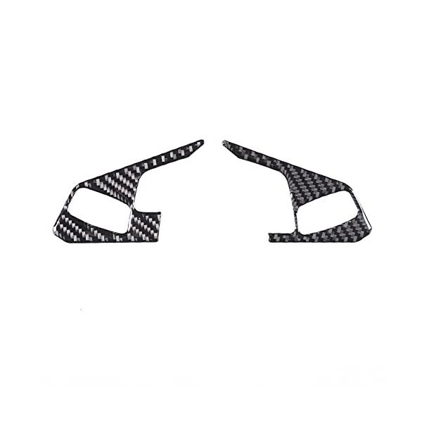 商品名:  Soft Carbon Fiber Center Console Button Cover Sticker Fit for Chevrolet Corvette C8 2020-2024, Car Center Console ...