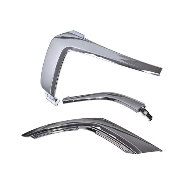 商品名:  3Pcs Chrome Front Left Driver Side Bumper Trim Molding Strip Set Replacement for Outlander 2016-2019 Replacement f...