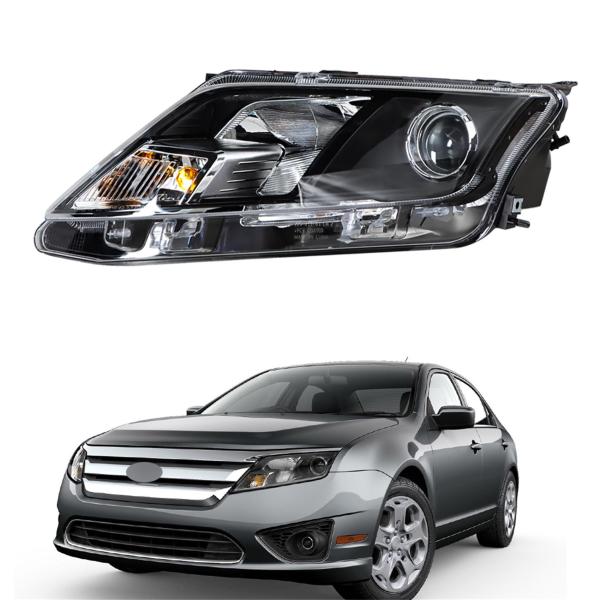 商品名:  labwork Headlight Assembly Replacement for Fusion 2010-2012 Halogen Clear Lens Black Interior Driver Side FO250227...