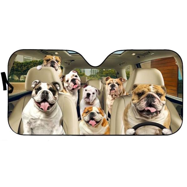 商品名:  Windshield Sun Shade English Bulldog Car Sun Protection Cover Reflective Sun Keep Your Vehicle Cool and Damage Fre...