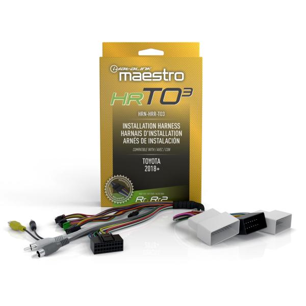 商品名:  iDatalink Maestro HRN-HRR-TO3 T-Harness for Select Toyota 2018+ Connect a New iDatalink-Ready car Stereo and retai...