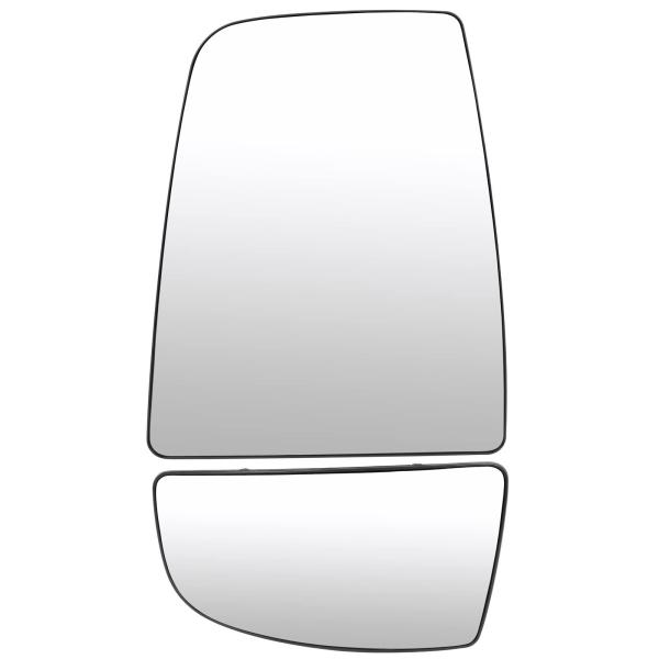 商品名:  SCITOO Driver Side Mirror Glass Fit For Ford Transit 150 250 350 from 2015 to Onward Heat Upper and Lower Left Ext...