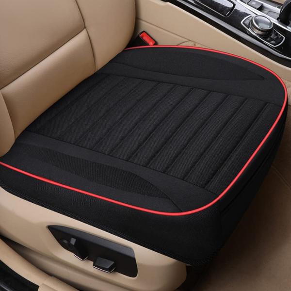 商品名: HONCENMAX 車用 シートカバー セットカバー 座布団 シートクッション 座席シート カー用品 カーシート汎用 [亜麻] - 前座席用2枚 HONCENMAX Car Seat Cover, Cushion Pad Mat ...