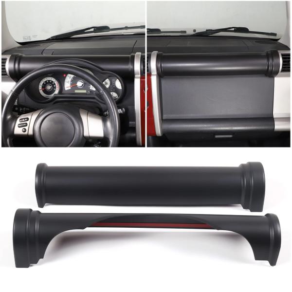 商品名:  Fgtagtal Dashboard Center Console Trim Cover Compatible with Toyota FJ Cruiser 2007-2021 ABS Dashboard Dial Panel ...