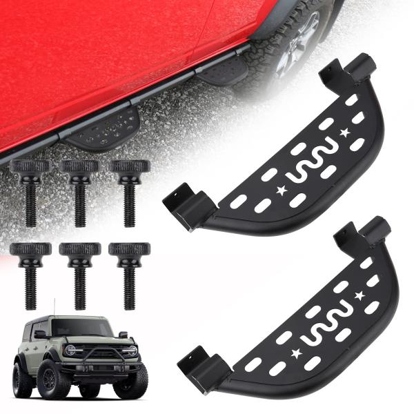 商品名:  LINKCRO Side Steps for Bronco Accessories 2/4 Doors 2021 2022 2023 2024 Heavy Duty Side Drop Step Running Boards f...