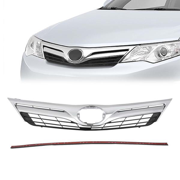 商品名:  KARPAL Front Upper Bumper Grill Chrome Grille Replacement Compatible with 2012 2013 2014 Toyota Camry L LE XLE 531...