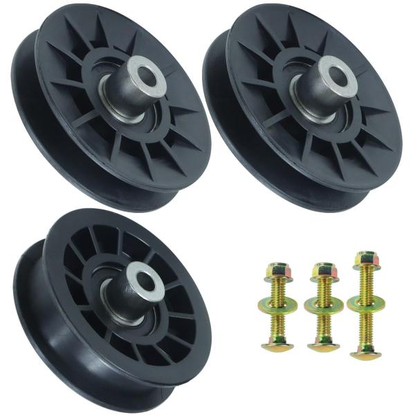 商品名:  POSFLAG 2 Pack 532194326 Idler Pulley with 532194327 Idler Pulley Replaces Craftsman 194326 Idler Pulley, 53219432...
