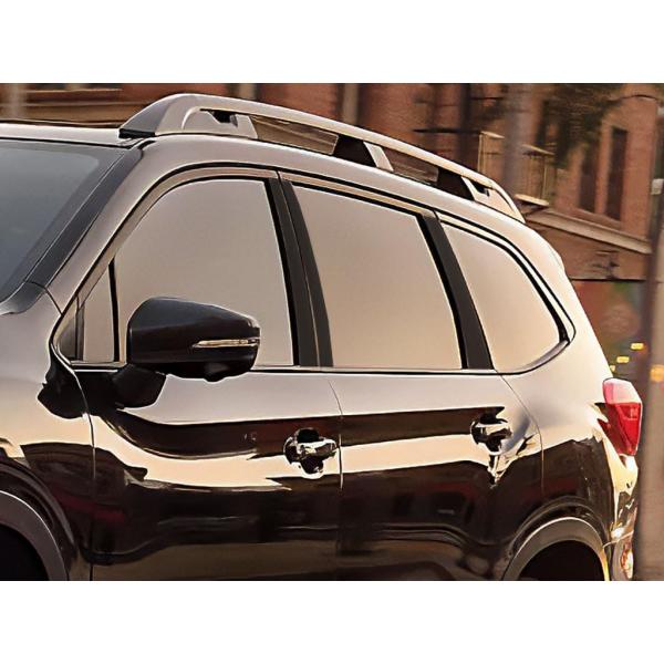 商品名:  Rvinyl Pillar Post Pre Cut Window Trim Kits in Gloss Black Compatible with Subaru Ascent 2019-2024 - Adhesive Back...