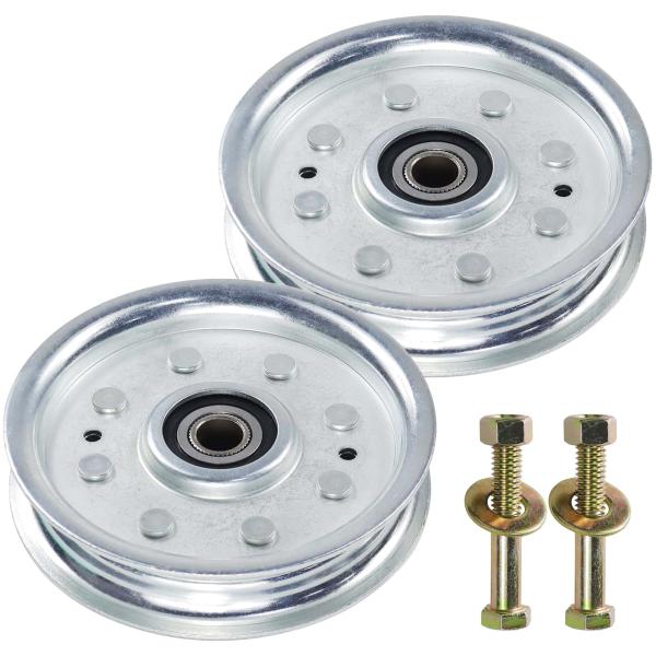 商品名:  GELASKA 2 Pack AM37249 Idler Pulley Replace John Deere AM107468, AM37442, AM35862, D18314, TCA22982, eXmark 1-6025...