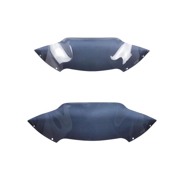 商品名: POWERJAMES 7インチ グリーン PMMA フロントガラス ウインドスクリーン Harley 2015年以降 FLTRK ロードグライド ウルトラST用 (PMMAブルー) POWERJAMES 7.0" Dark Ink...