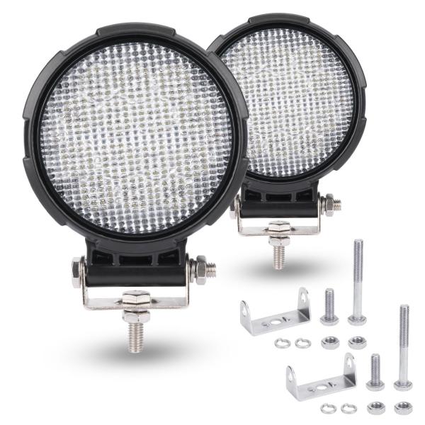 商品名:  YCHOW-TECH Round LED Diffused Light Pods, 2PCS 4 Inch 160W Off Road Work Lights Ditch Light Fog Lamp Tail IP68 Wat...