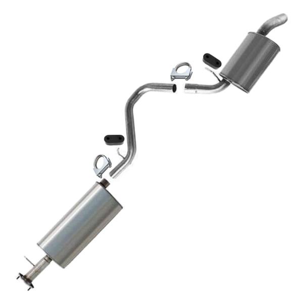 商品名:  Northeastern Exhaust | Stainless Steel Center Muffler, Rear Muffller Exhaust System Kit Compatible for Trailbraize...