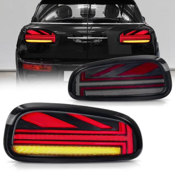 商品名: LONGDING LEDテールライト 2015-2023 JCW MINI F54 Cooper S Clubman Union Jack リアランプアセンブリ スタートアップアニメーション/シーケンシャルウィンカー付き LONG...